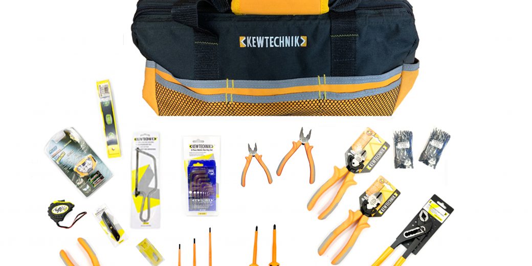 20 Piece Heavy Duty Zip-Up Tool Bag - Concordia Technologies